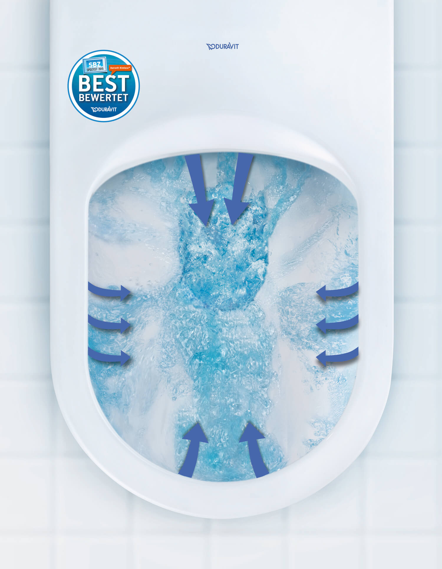 Rimless wc store